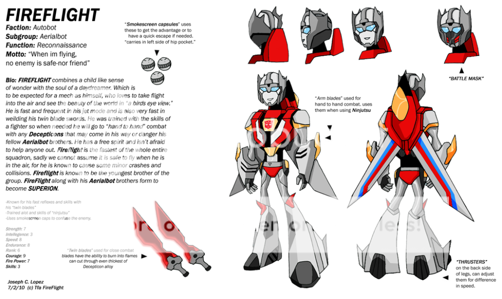 2D Artwork: - Tf: Animated Aerialbot Designs | TFW2005 - The 2005 Boards